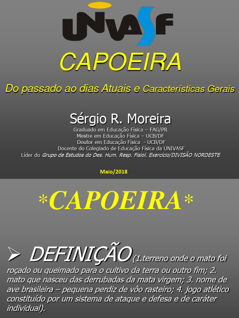 AULA 1 Capoeira - Historia e Caracteristicas Gerais | PDF | Escravidão AULA 1 Capoeira - Historia e Caracteristicas Gerais | PDF | Escravidão