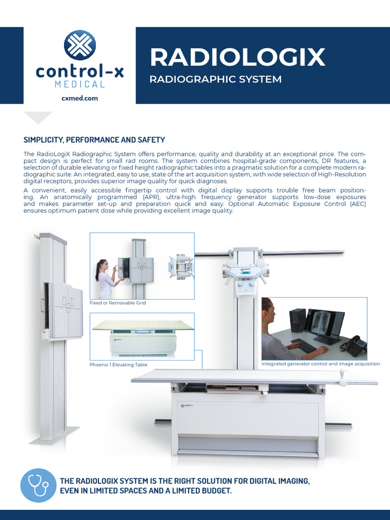 CXMED RadioLogix A4 | PDF | Radiography | Vacuum Tube