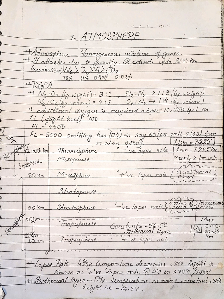 Meteorology Notes | PDF