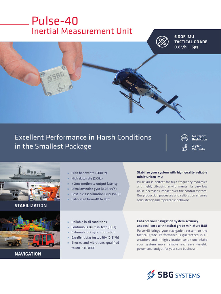 Tactical IMU for Harsh Conditions | PDF | Inertial Navigation System ...