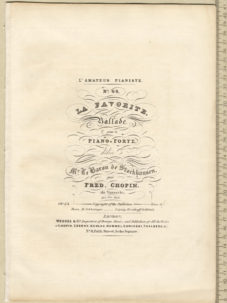 Chopin Ballade No.1, Op.23 | PDF