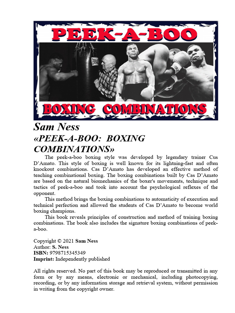 Peek A Boo Boxing Combination | PDF | Sports & Recreation