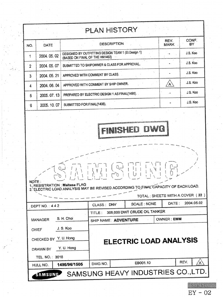 EY-02 ELECTRIC LOAD ANALYSIS | PDF