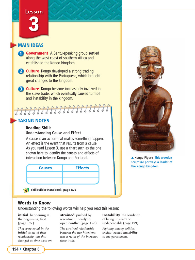 The Kongo Kingdom Reading | PDF | Atlantic Slave Trade