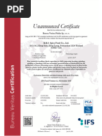 Certificate - Thailand TRS Refined Salt | PDF