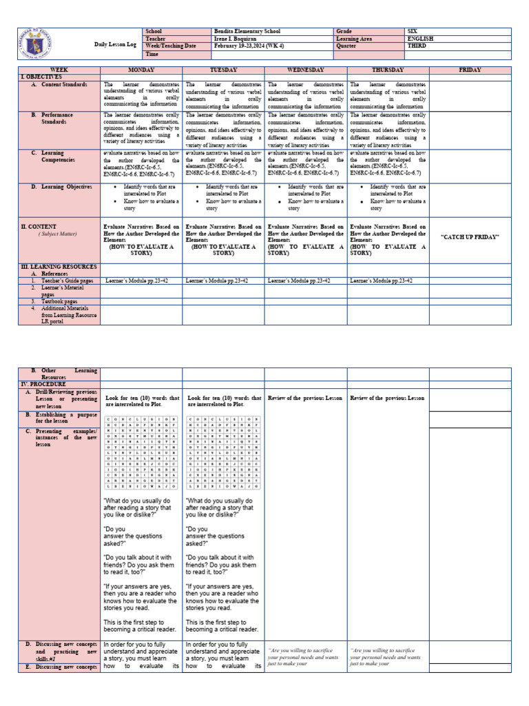 Evaluating Stories with Rubrics | PDF | Rubric (Academic) | Learning