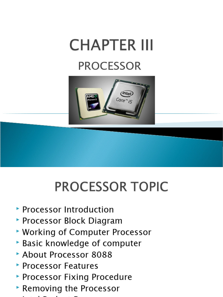 03 - About Processor & Types | Download Free PDF | Central Processing Unit | Integrated Circuit