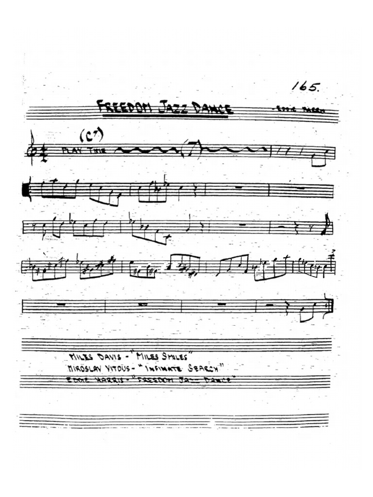Freedom Jazz Dance (Bb) | PDF