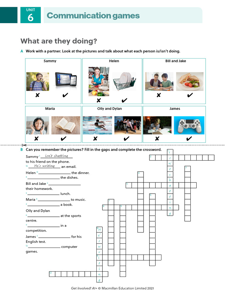 GI A1PLUS Communication Games U6 | PDF
