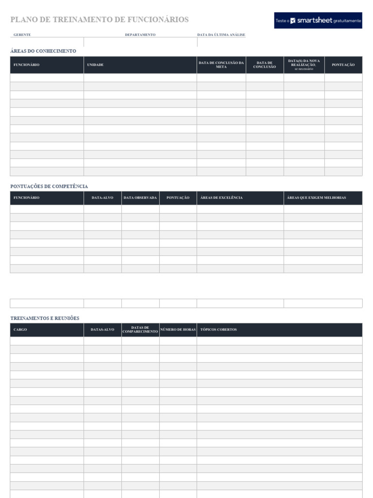 IC Staff Training Plan Template 9314 PT | PDF