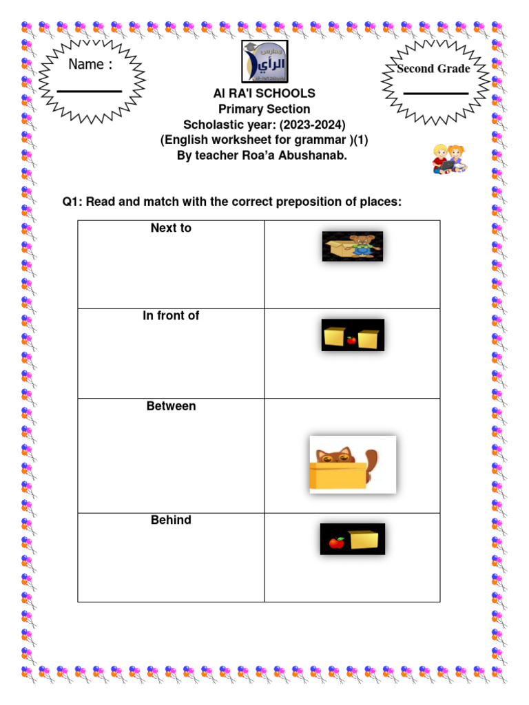 Revision Worksheet Grade2 1 | PDF