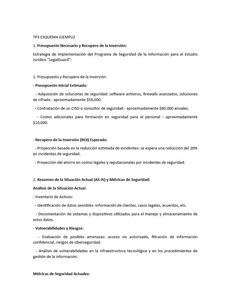 Estrategia de Seguridad para LegalGuard | PDF | La seguridad ...