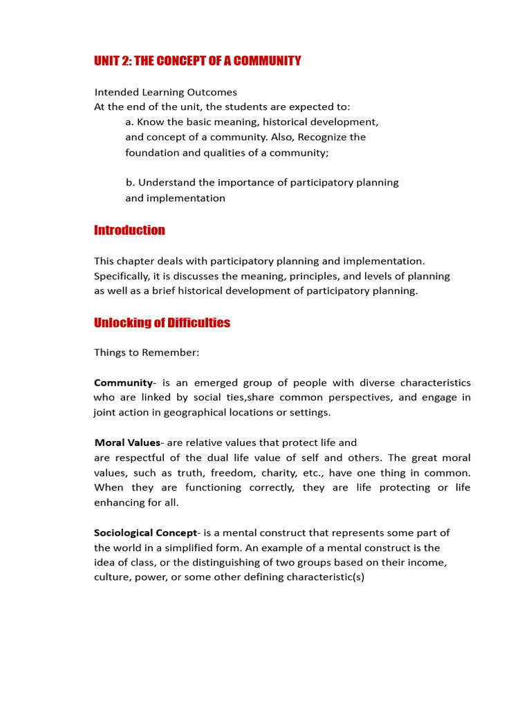 NSTP-UNIT-2 | PDF | Community | Aesthetics