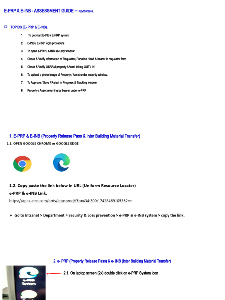 E-Prp & E-Inb - Assessment Guide | PDF | Qr Code | Computing
