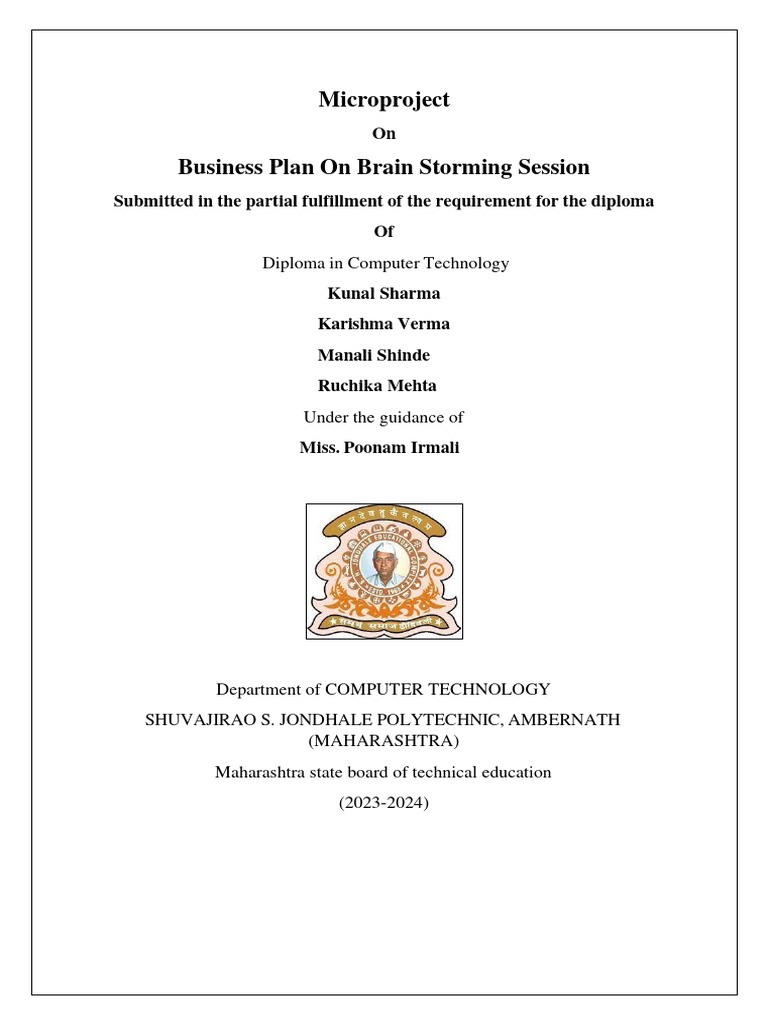 EDE Project | PDF | Brainstorming | Creativity