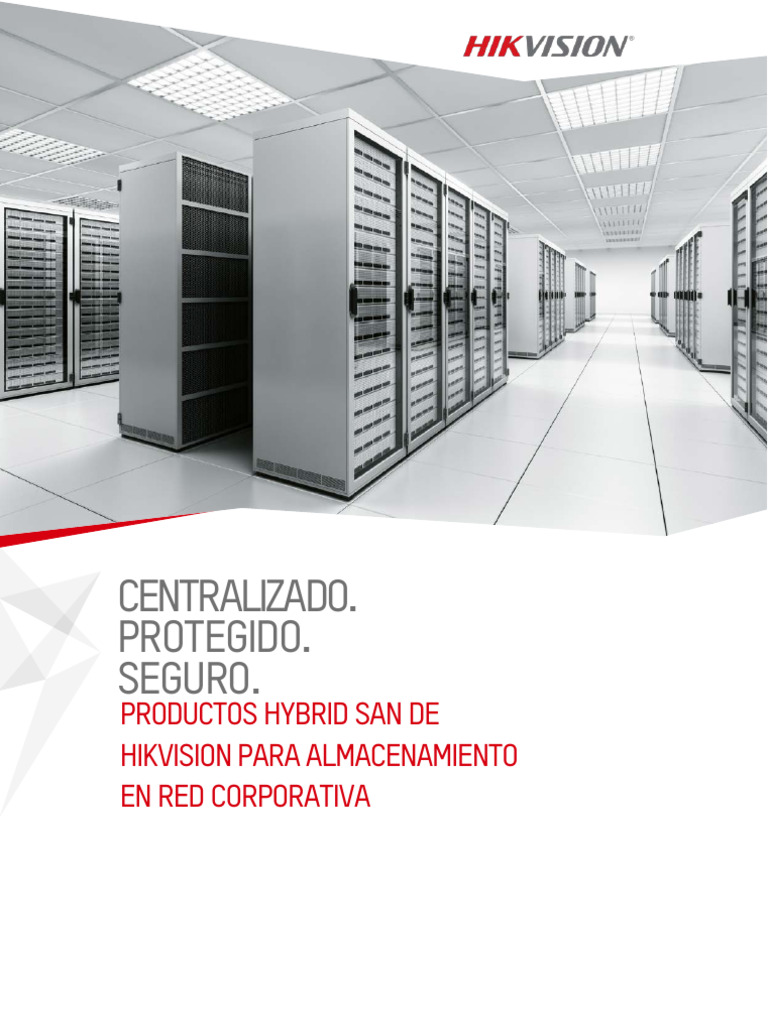Soluciones Hybrid SAN de Hikvision | PDF | Disco duro | Servidor ...