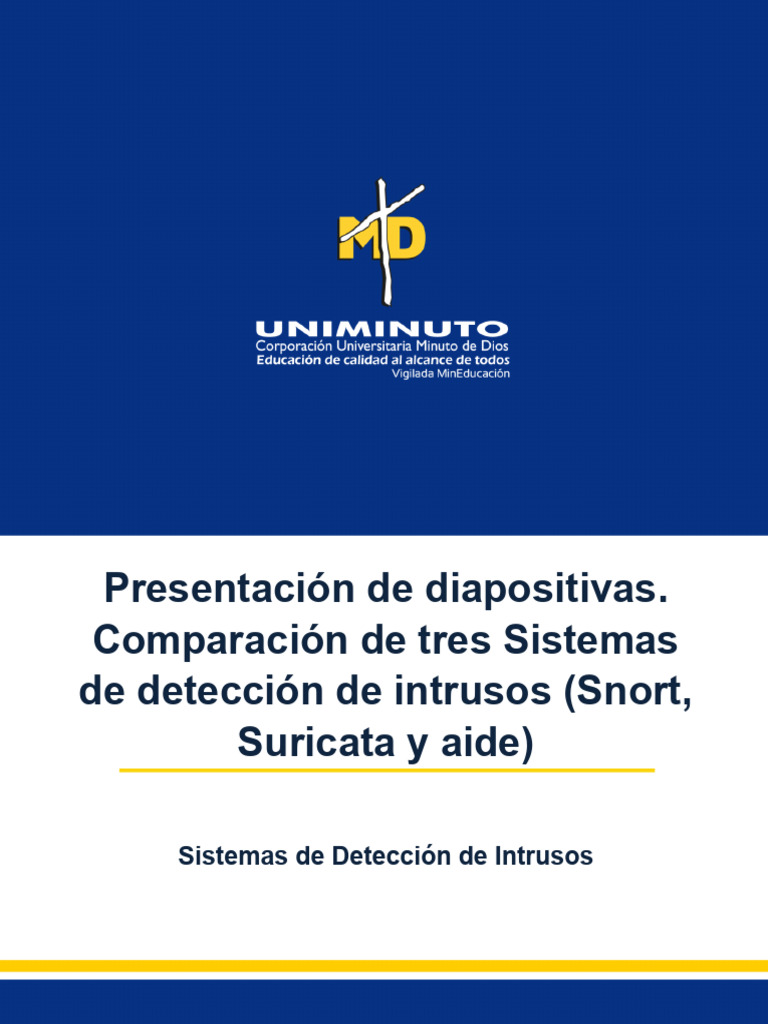 Actividad - S5 - Sistemas de Deteccion de Intrusos | PDF | Informática