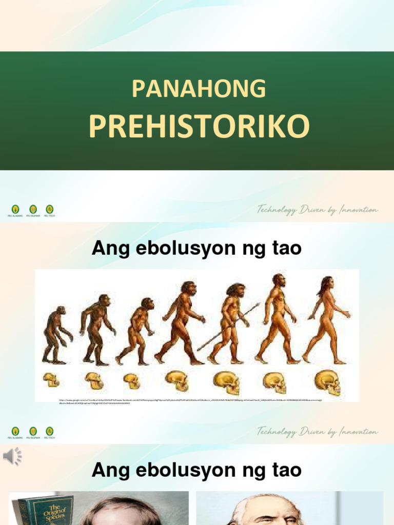 M2S1 Ang Ebolusyon at Panahong Prehistoriko | PDF