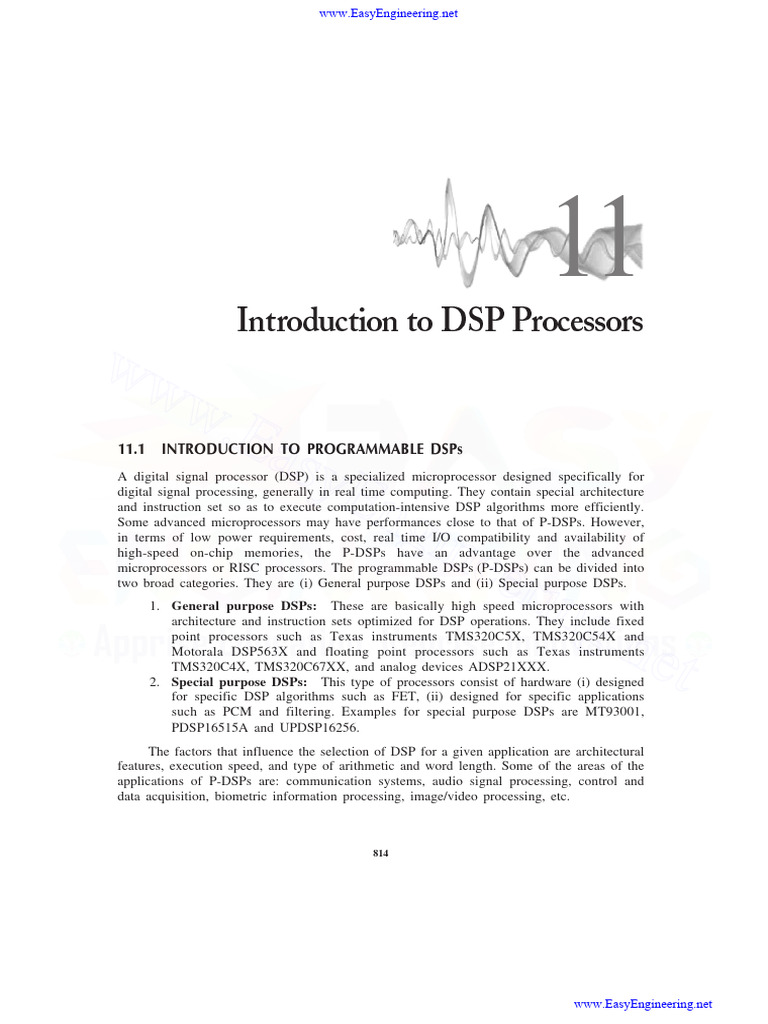 Modified Harvard Architecture in DSP | PDF | Digital Signal Processor ...