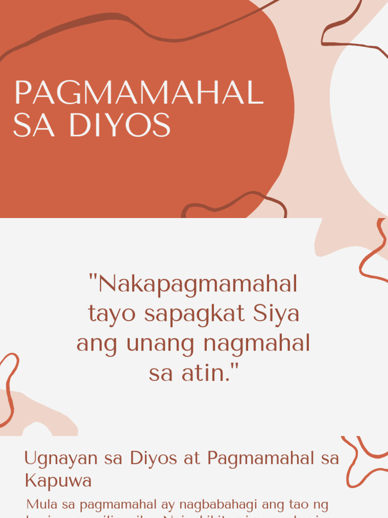Pagmamahal Sa Diyos | PDF