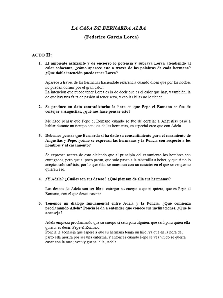 BERNARDA-ACTO II | PDF