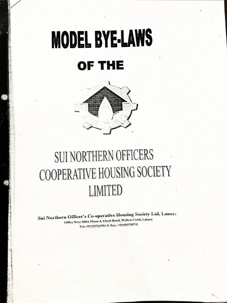 Model Bye-Laws 24-Jan-2024 11-43-41 | PDF