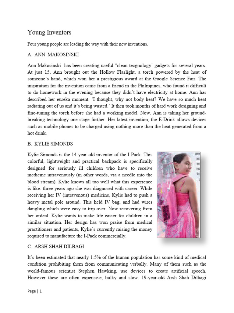 Young Inventors | PDF | Intravenous Therapy