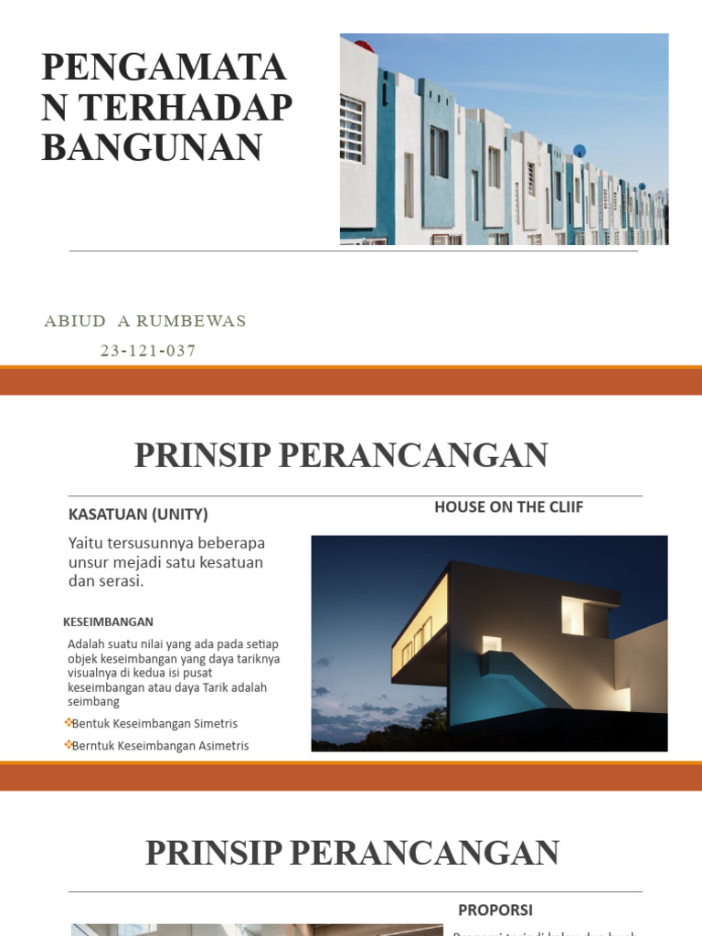 Pengamata N Terhadap Bangunan: Abiud A Rumbewas 23-121-037 | PDF