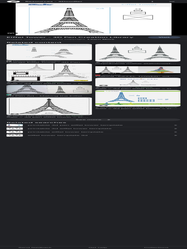 Ifel Tower 3D Pen - Google Search | PDF