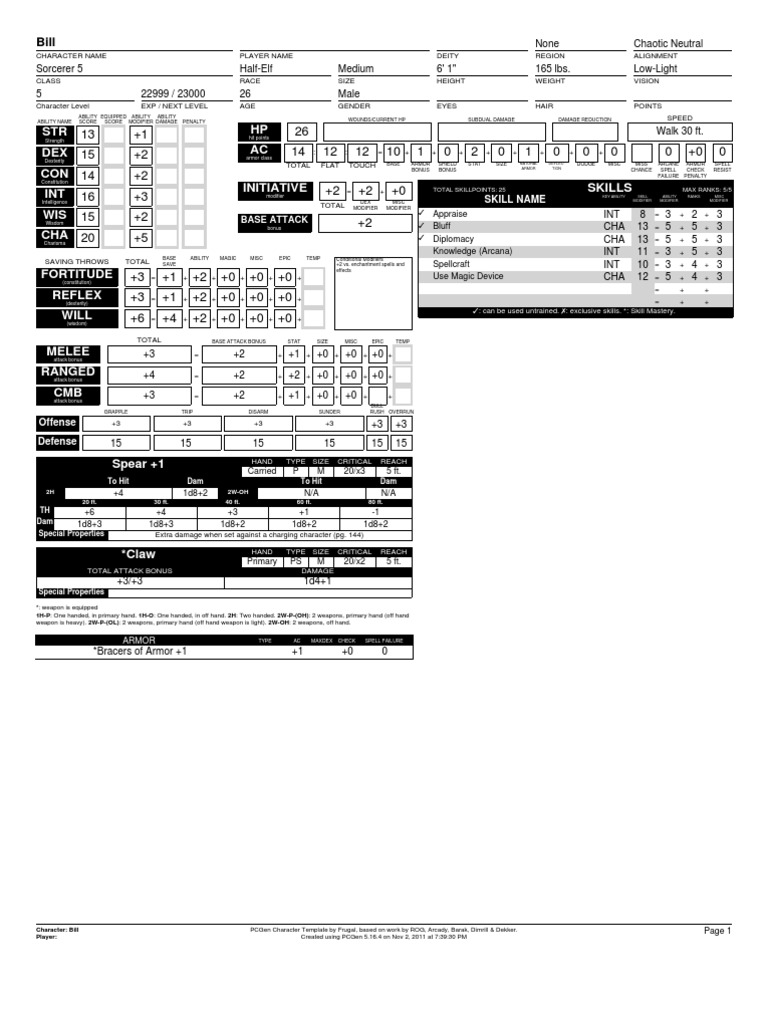 STR DEX CON INT WIS CHA HP AC: Skill Name | PDF | Elf (Dungeons ...