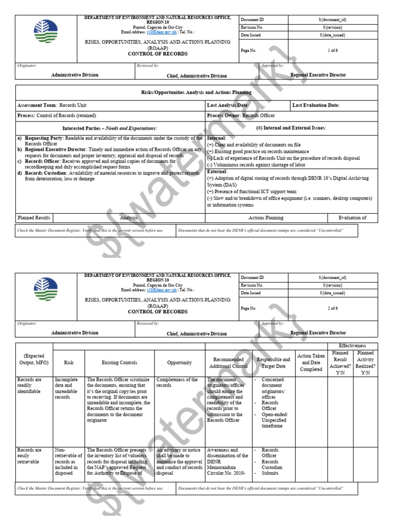 Roaap Template | PDF | Qr Code | Information Technology