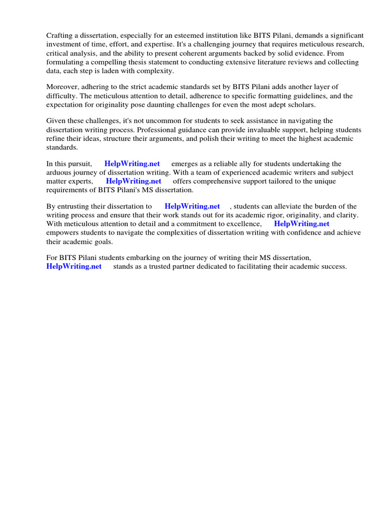 Ms Dissertation For Bits Pilani | PDF | Computer Science | Computing