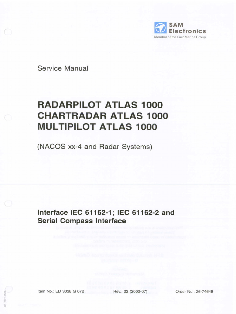 Box 4 Ref No 4.2 SES Service Manual NACOS Chart Radar Multipilot Compass Interface | PDF