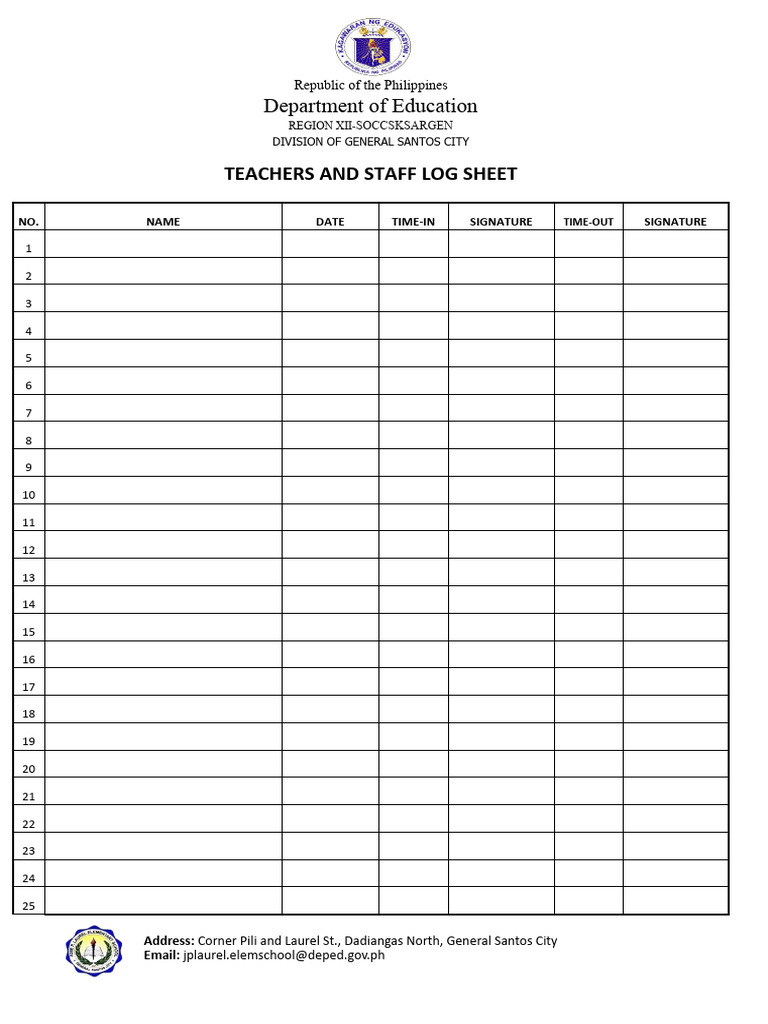 ATTENDANCE SHEET | PDF | Government | Philippines