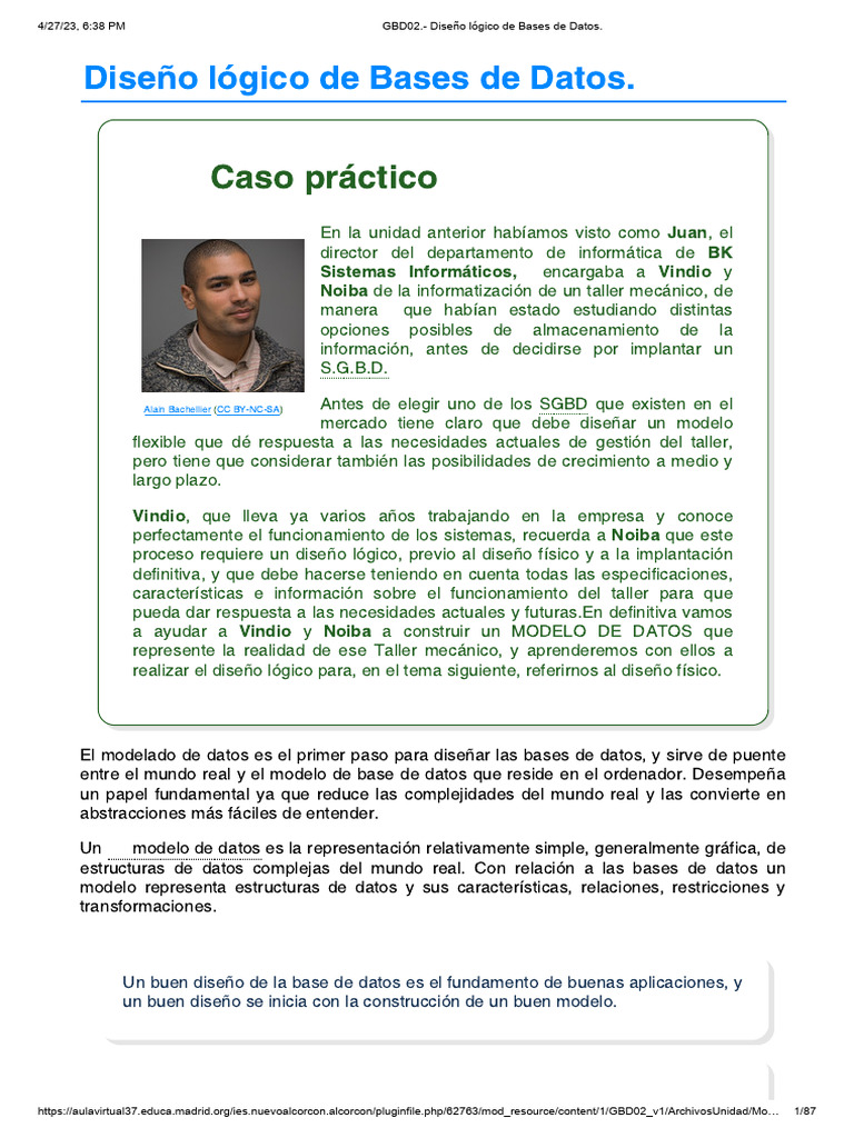 GBD02. - Diseño Lógico de Bases de Datos | Descargar gratis PDF | Bases ...
