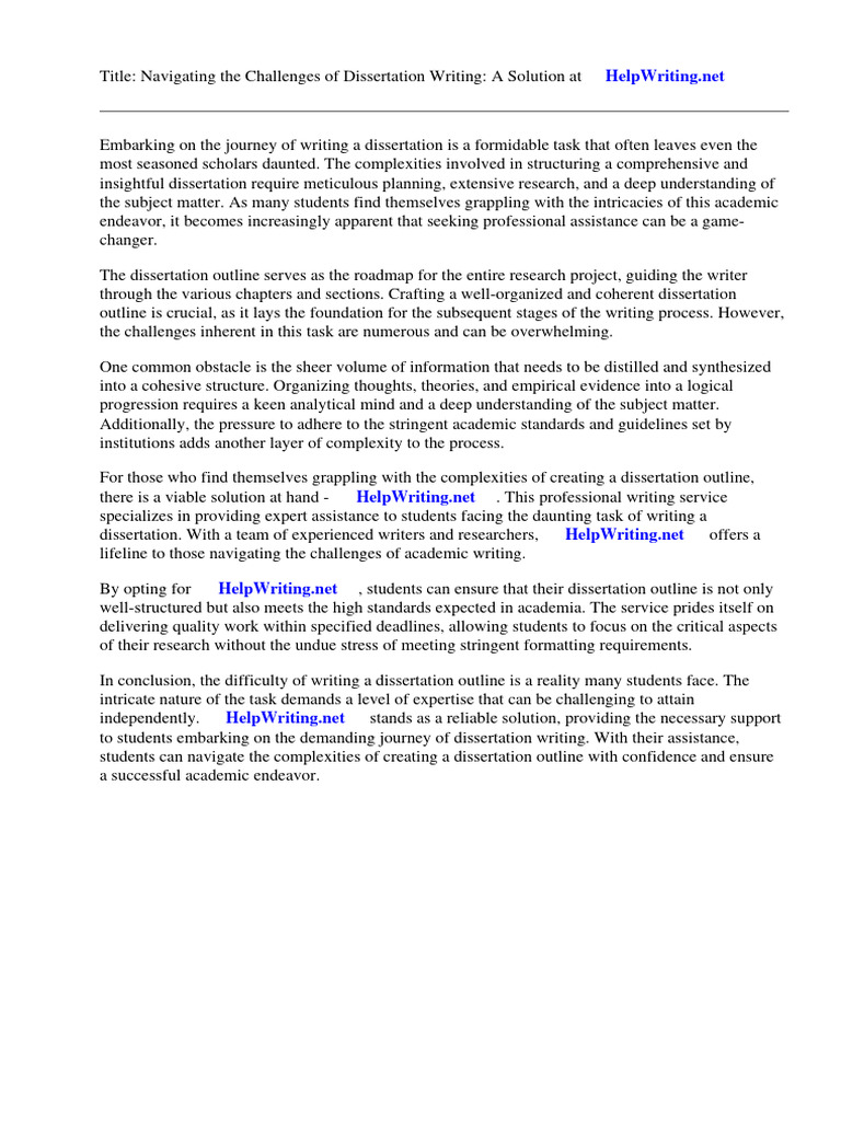 Dissertation Outline Template | Download Free PDF | Thesis | Citation