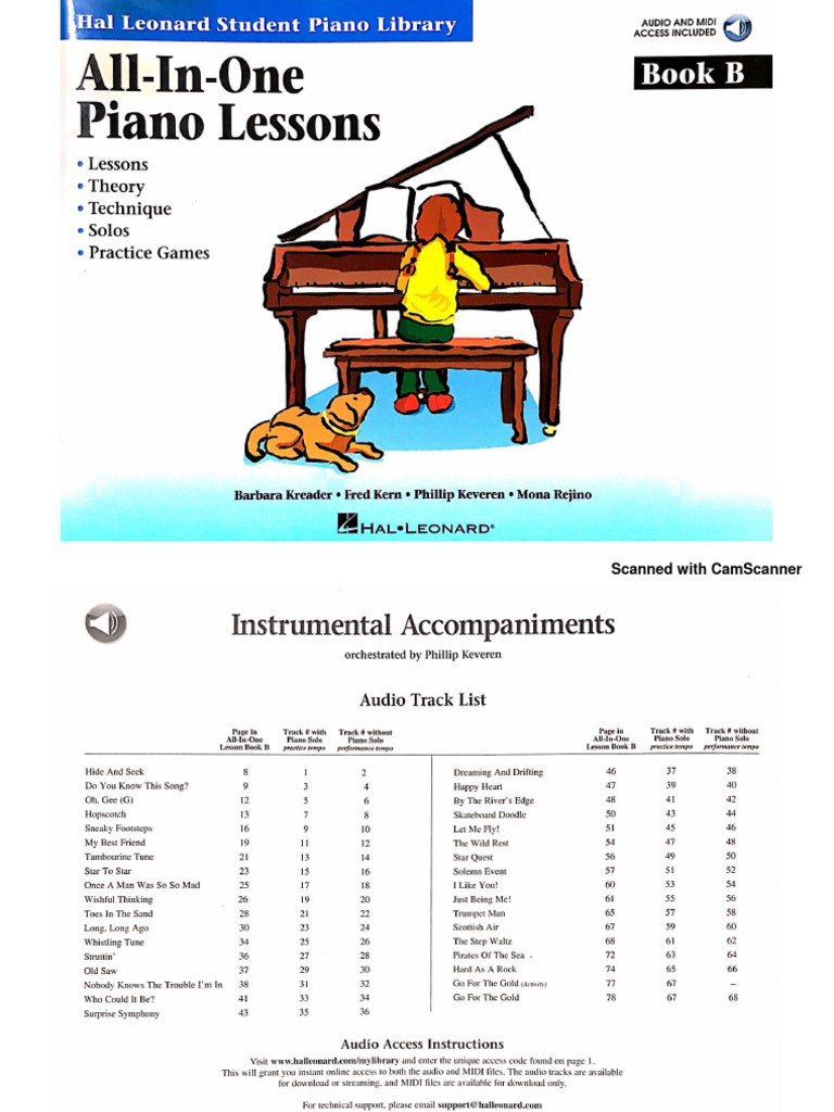 Hal Leonard All in One. Piano and Technique. Book B | PDF