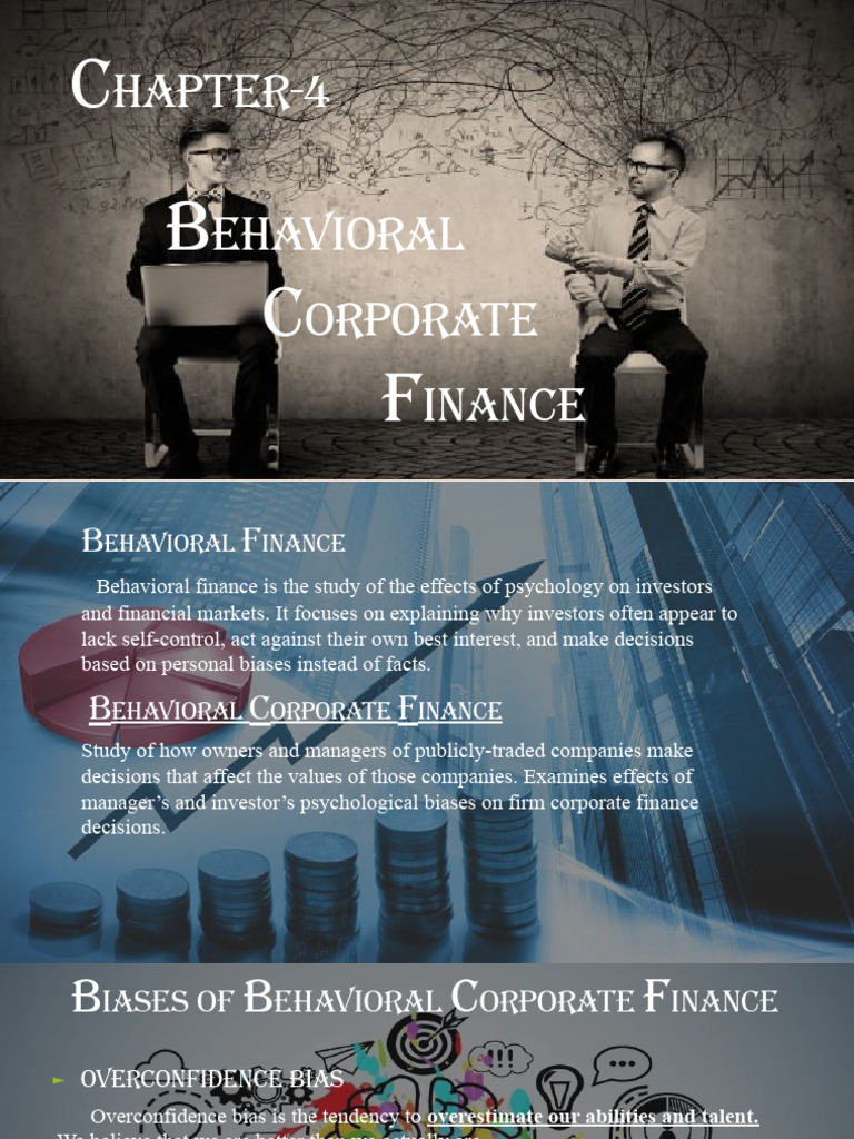 of Behavioral Corporate Finance | PDF | Stocks | Dividend