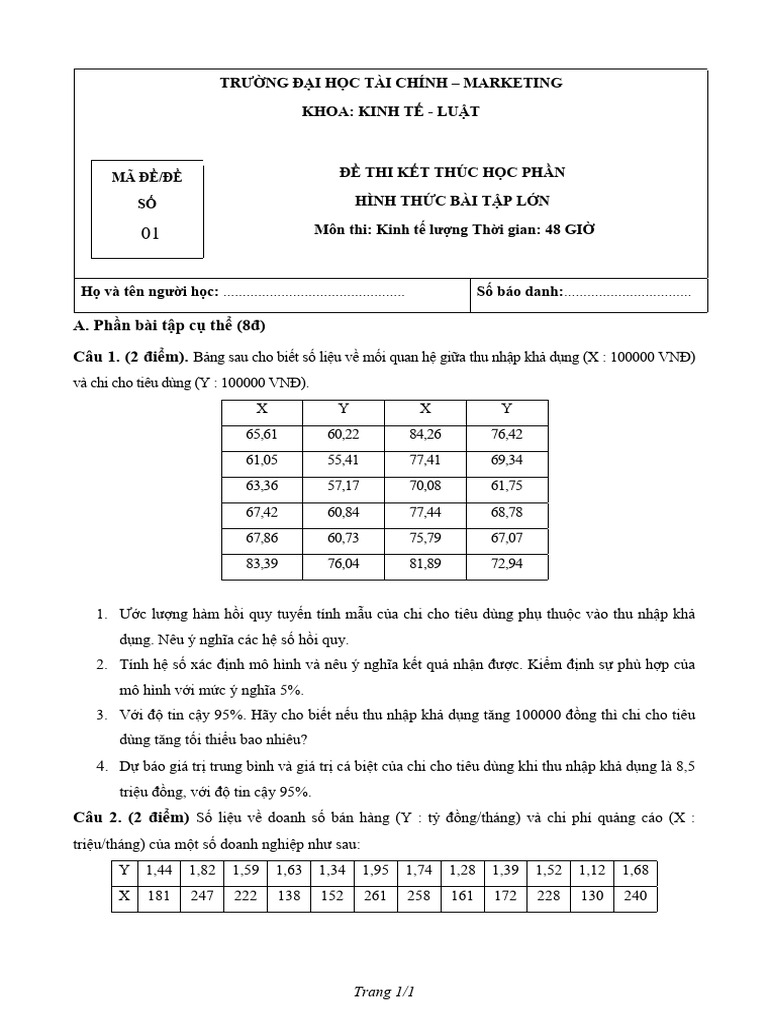De Thi BTL KTL HK Cuoi 2021 | PDF