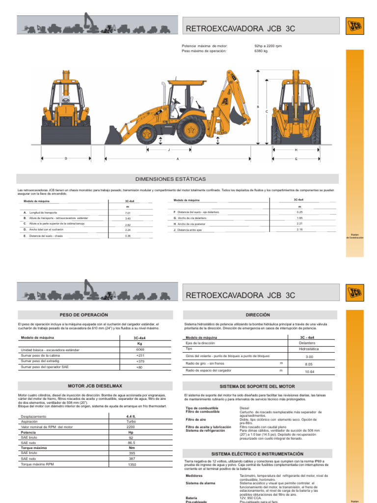 Datos Tecnico 3c | PDF | Eje | Inyección de combustible