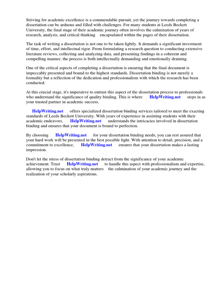 Dissertation Binding Leeds Beckett | PDF | Thesis | Usability