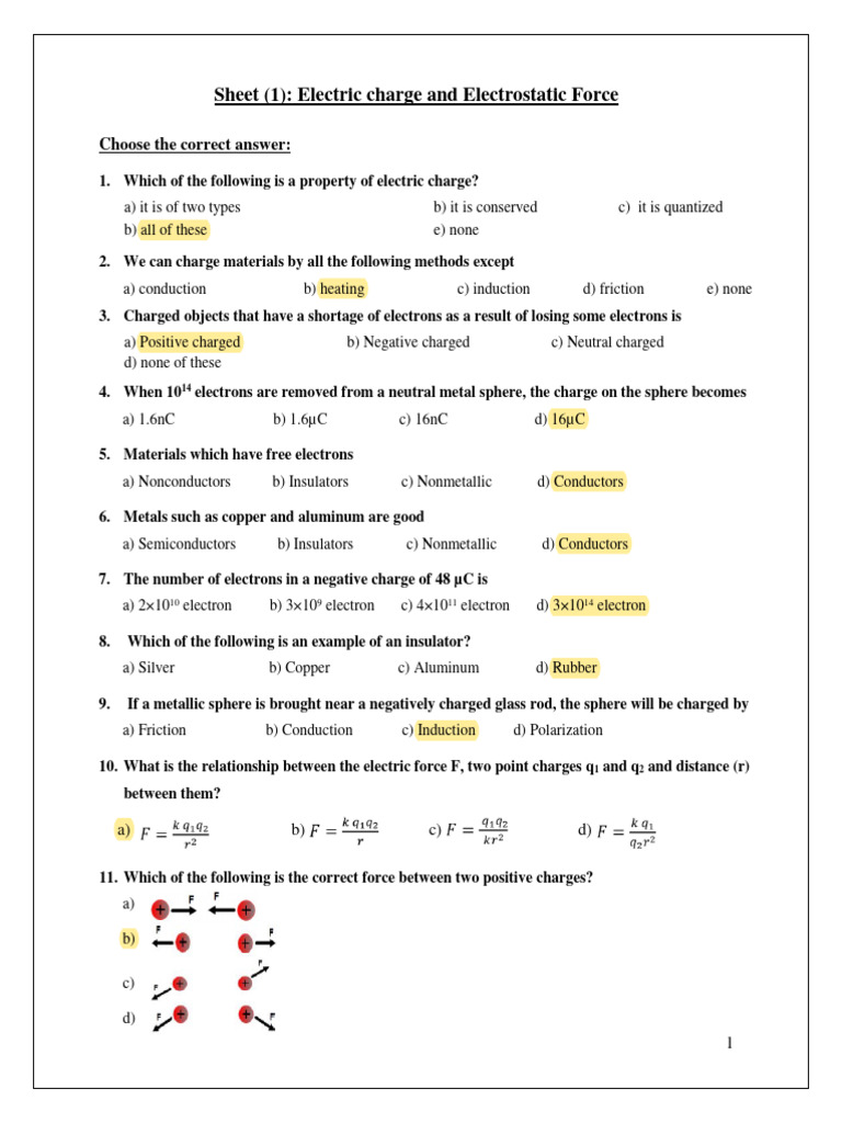 Sheets | PDF | Capacitance | Capacitor