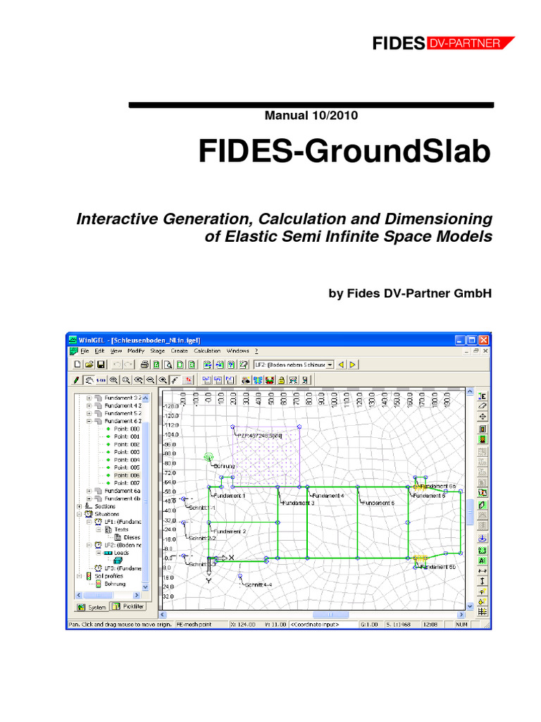 FIDES-GroundSlab-e | PDF | Menu (Computing) | Button (Computing)