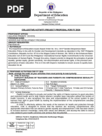 DepEd Format of A Project Proposal For Innovation in Schools | PDF ...