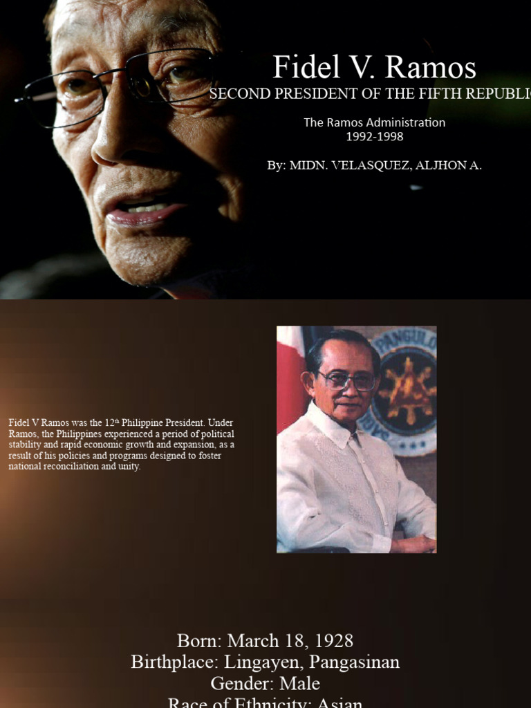 Fidel V Ramos | PDF | Economies