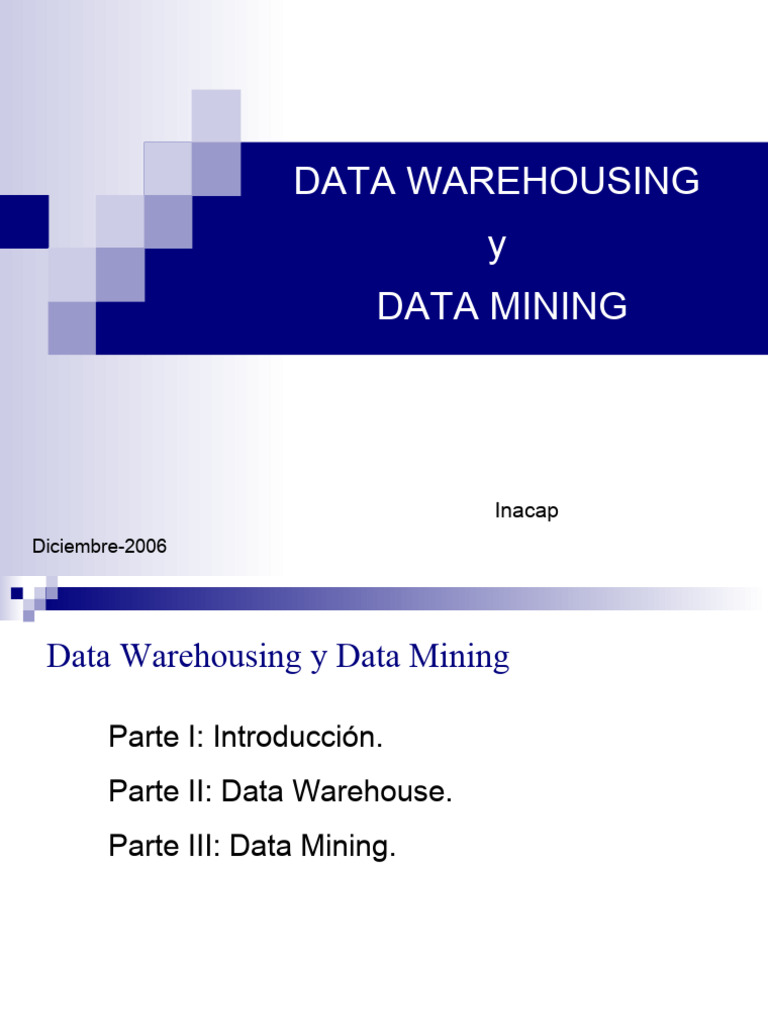 Data Were House | PDF | Almacén de datos | Bases de datos