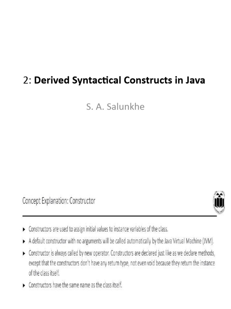 Chapter 2 Java | PDF | Programming | Constructor (Object Oriented ... Chapter 2 Java | PDF | Programming | Constructor (Object Oriented ...