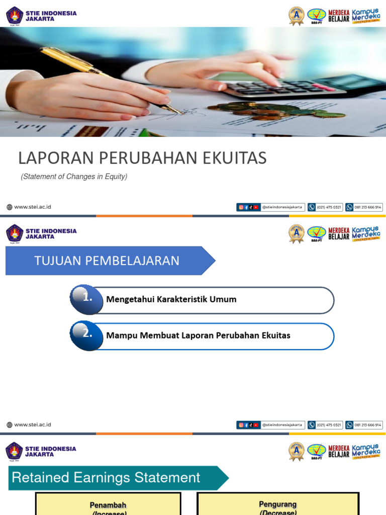 Laporan Perubahan Ekuitas 2012 | PDF