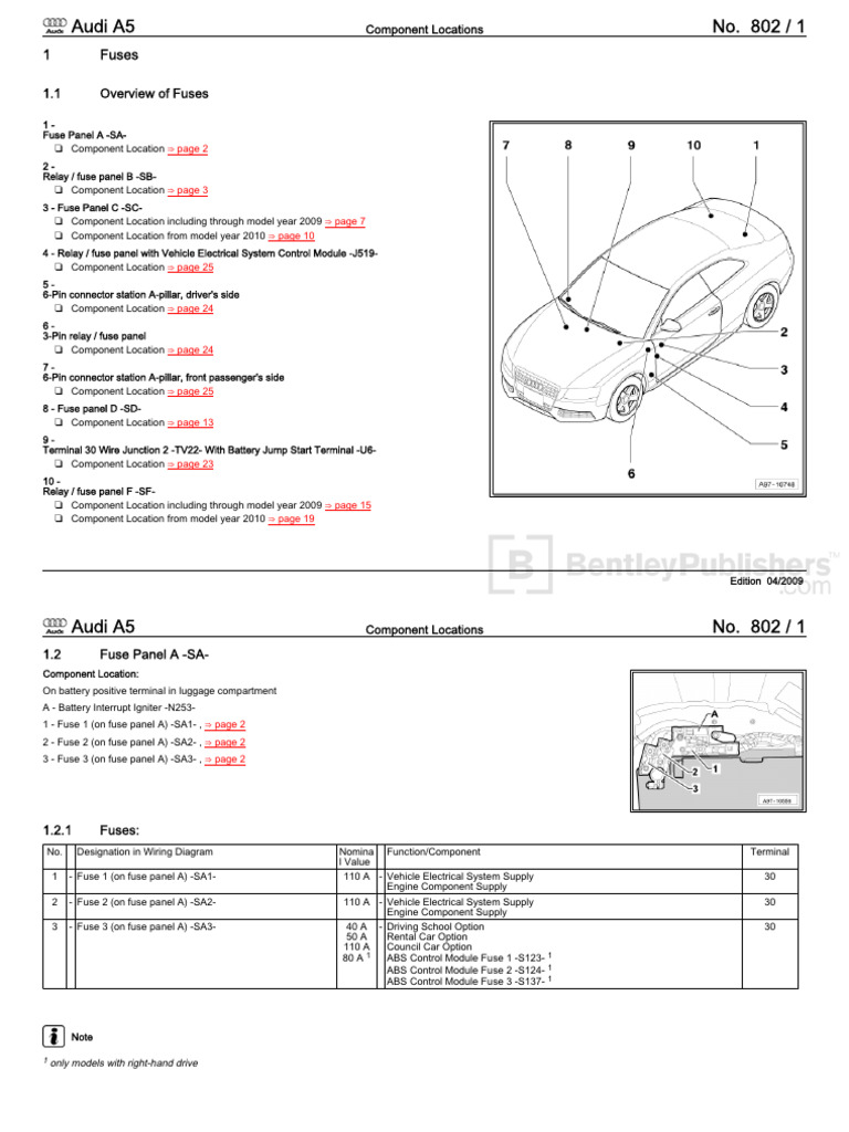 Audi b8 CL 802 | PDF | Science & Mathematics