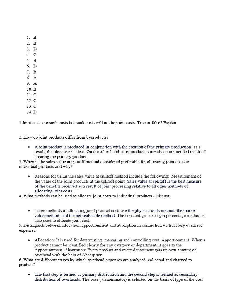 Cost Accounting Assignment | PDF | Gross Margin | Business Economics